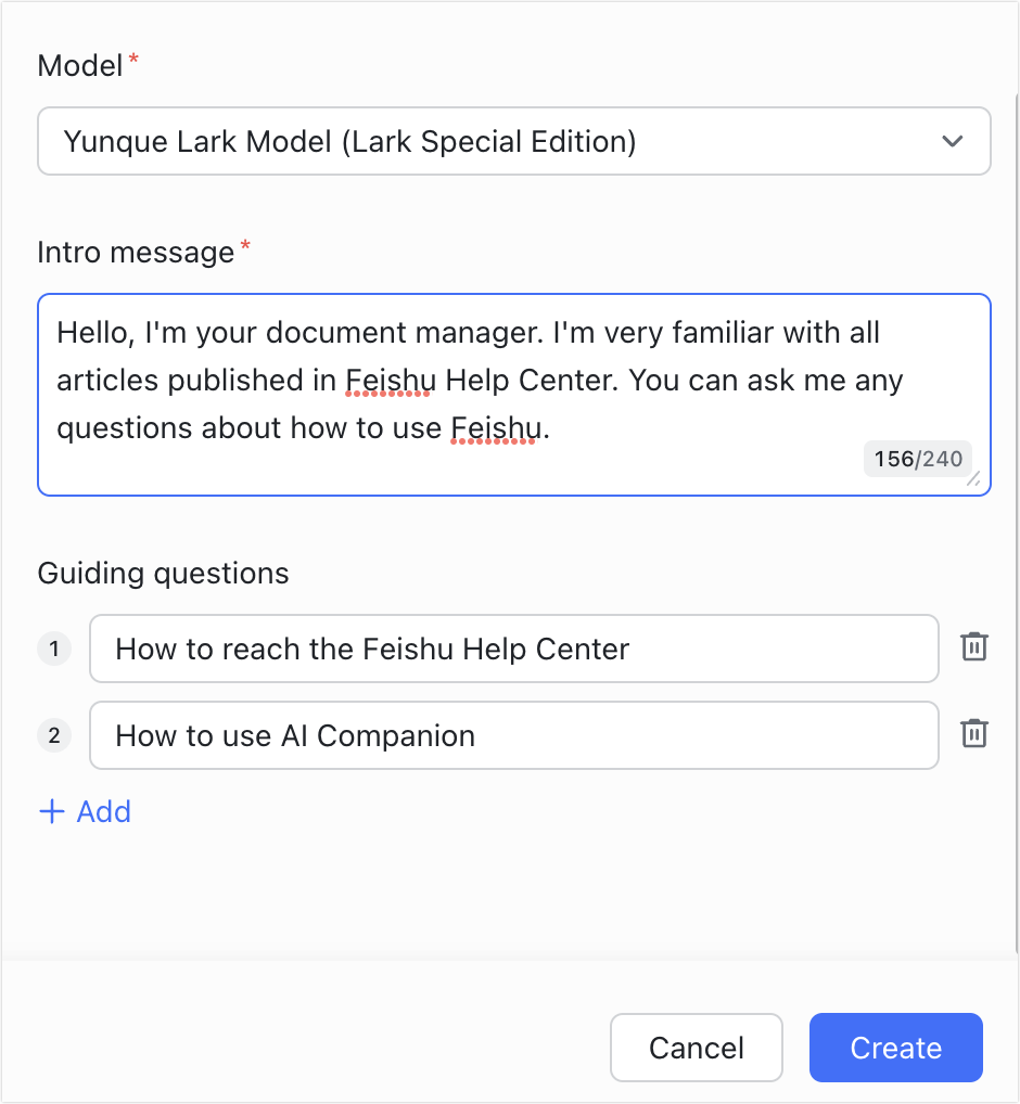 Create custom scenarios