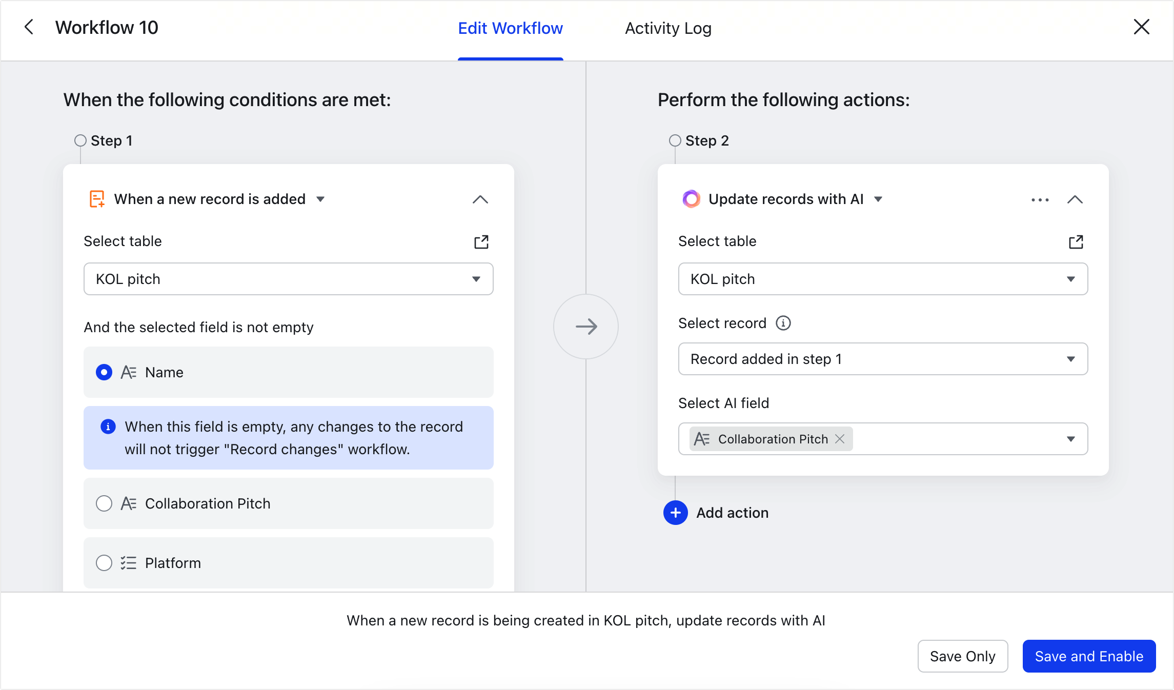 Use AI autofill in Base