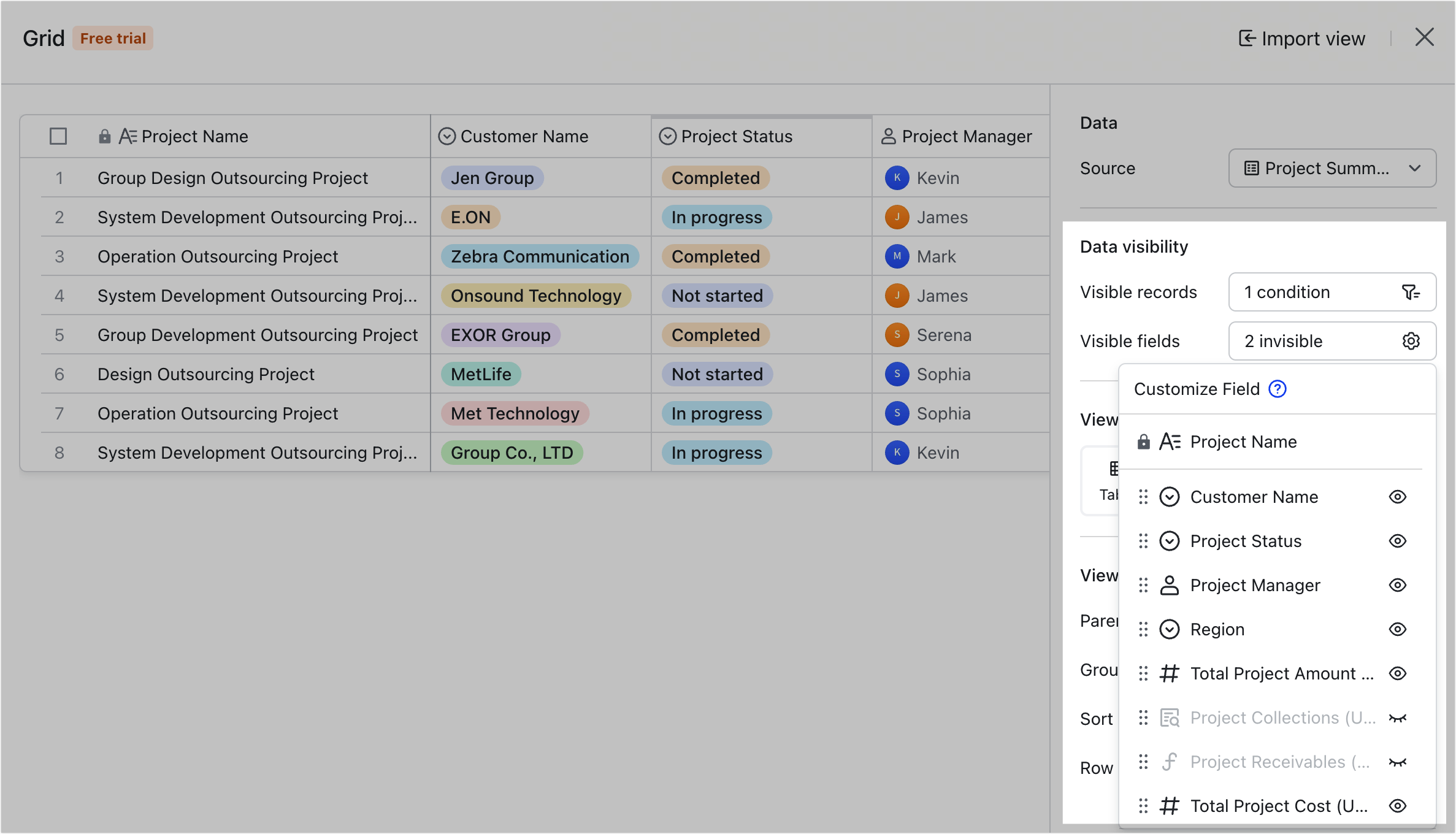 Use view blocks in dashboards