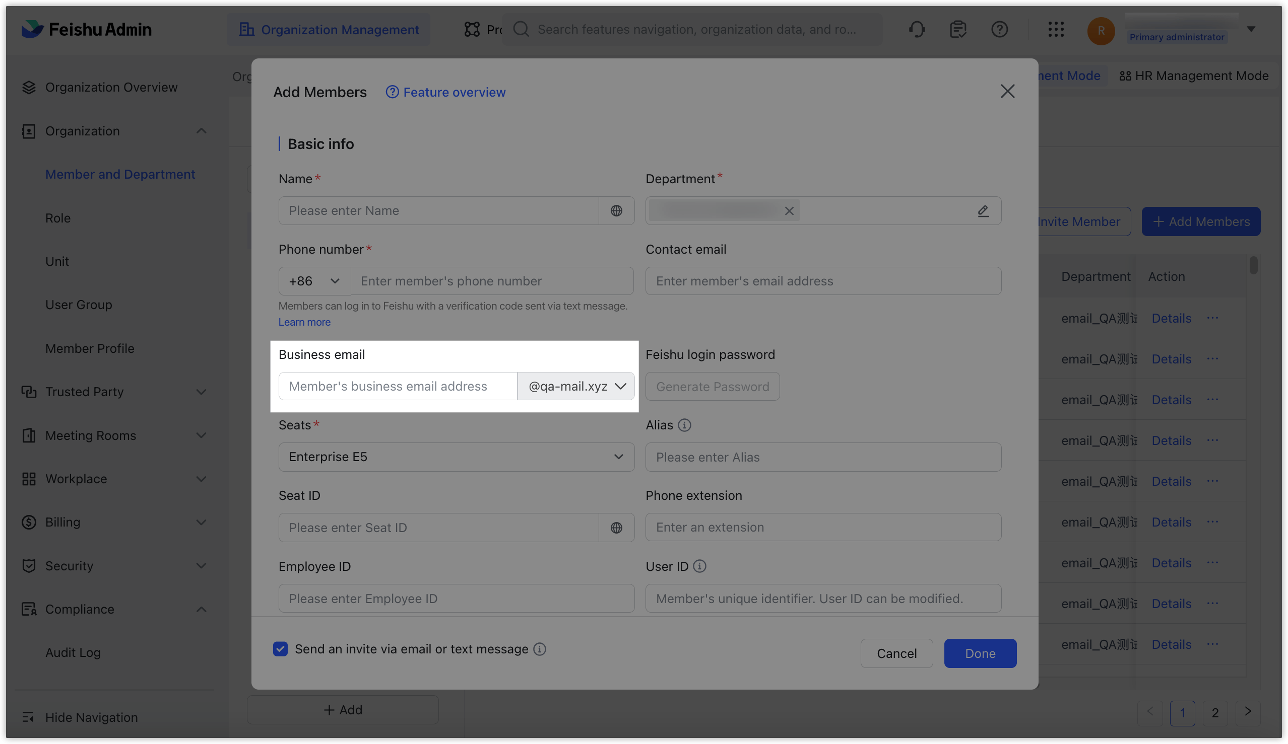 Admin | Set up an inbound email gateway