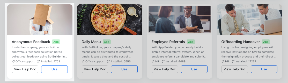 Use the Anonymous Feedback bot