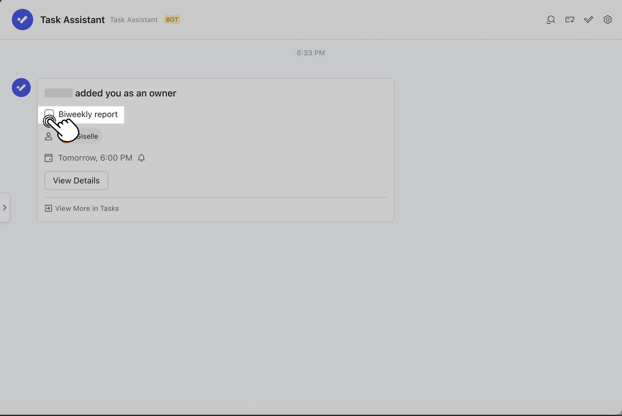 Complete and reopen tasks