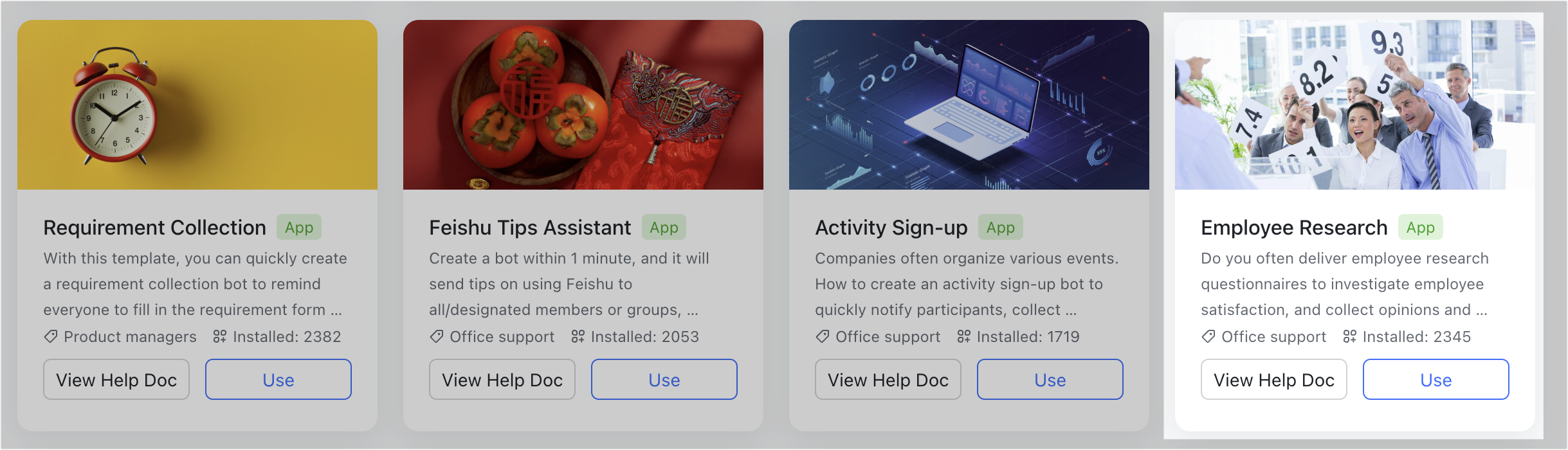 Use the Employee Research bot