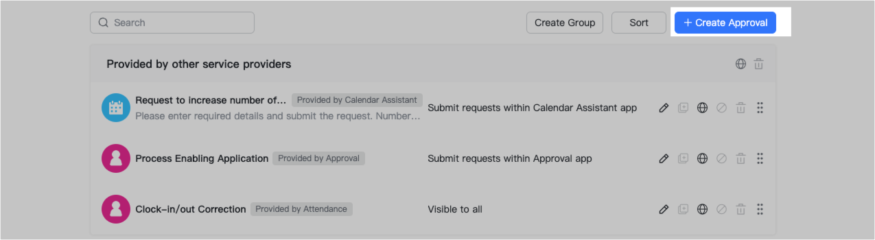 Admin | Create a termination approval