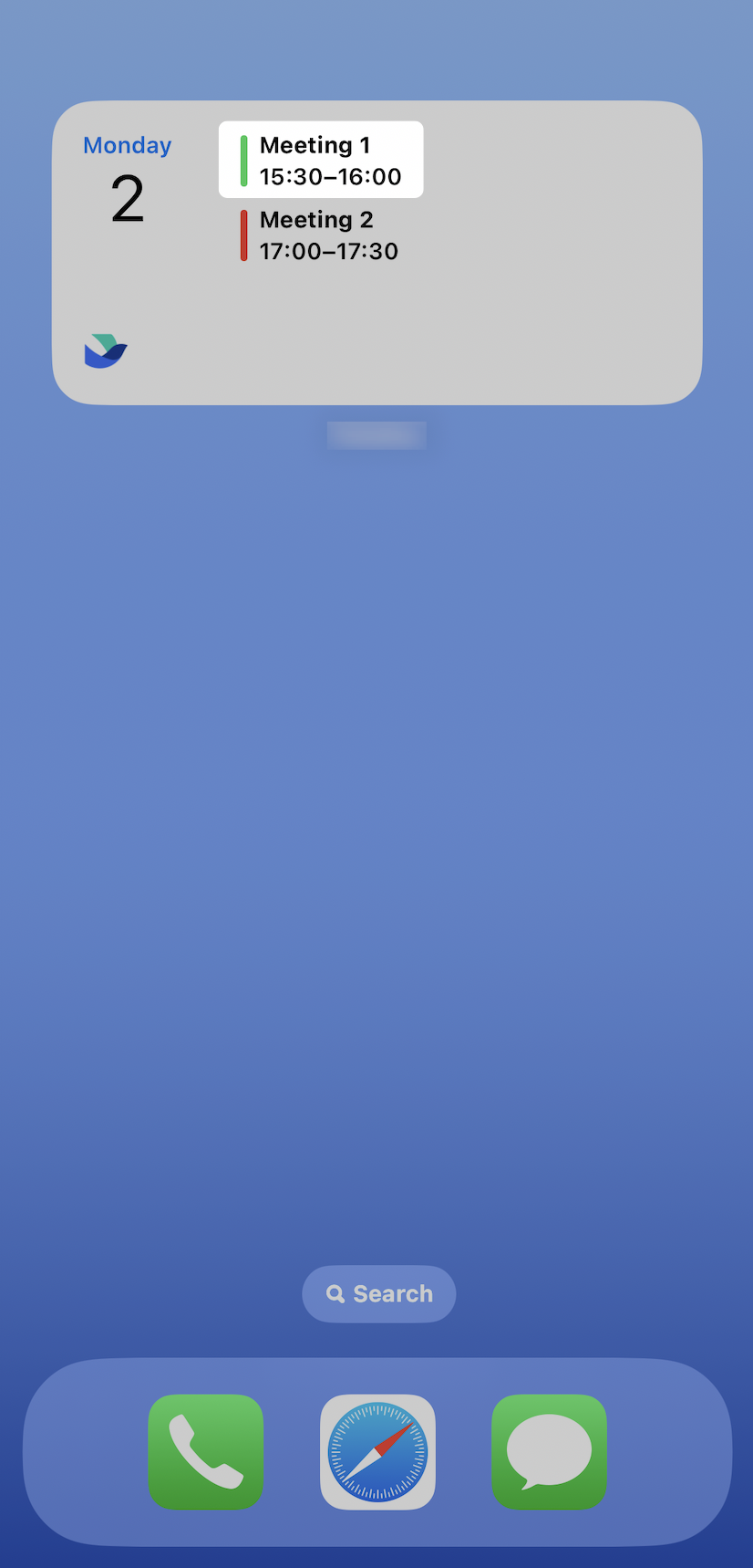 Add and use a Feishu Calendar widget on your mobile device
