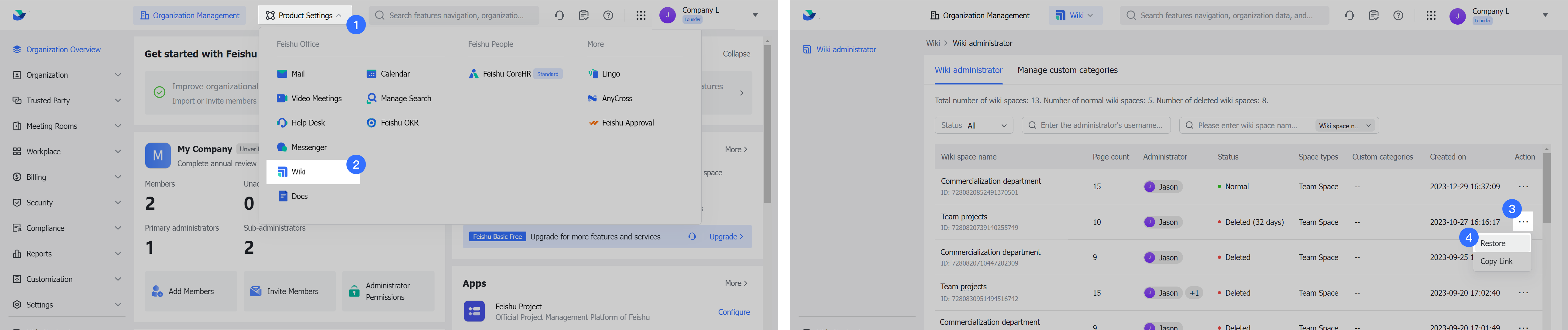 Wiki administrator guide