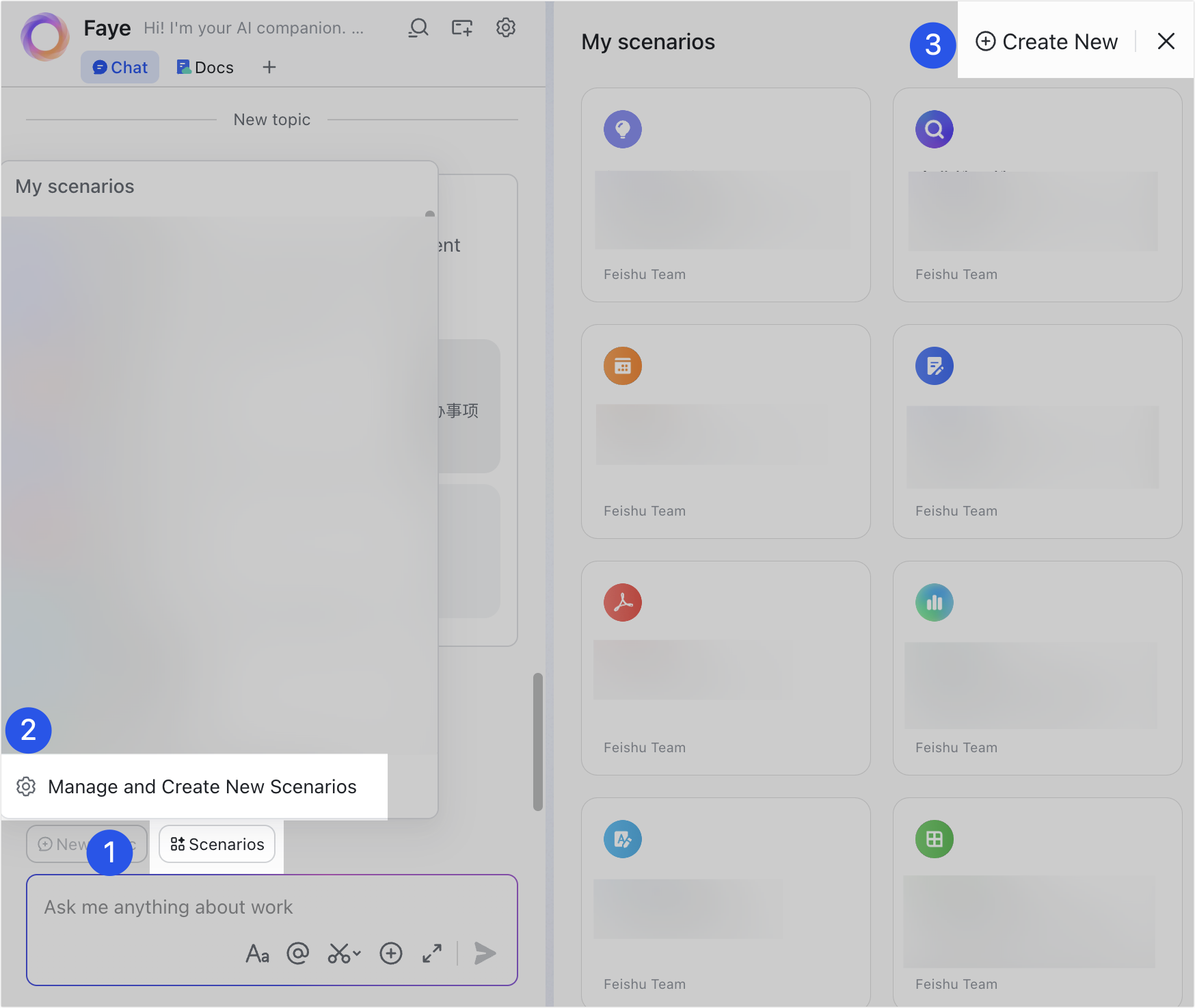 Create custom scenarios