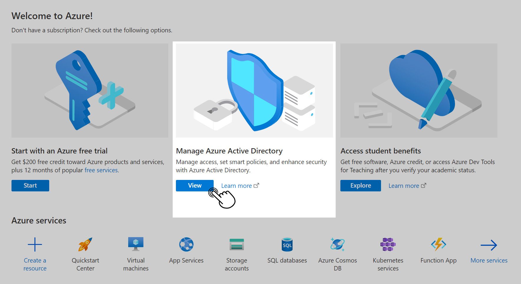 Admin | Set up a Global Administrator account in the Microsoft Azure console