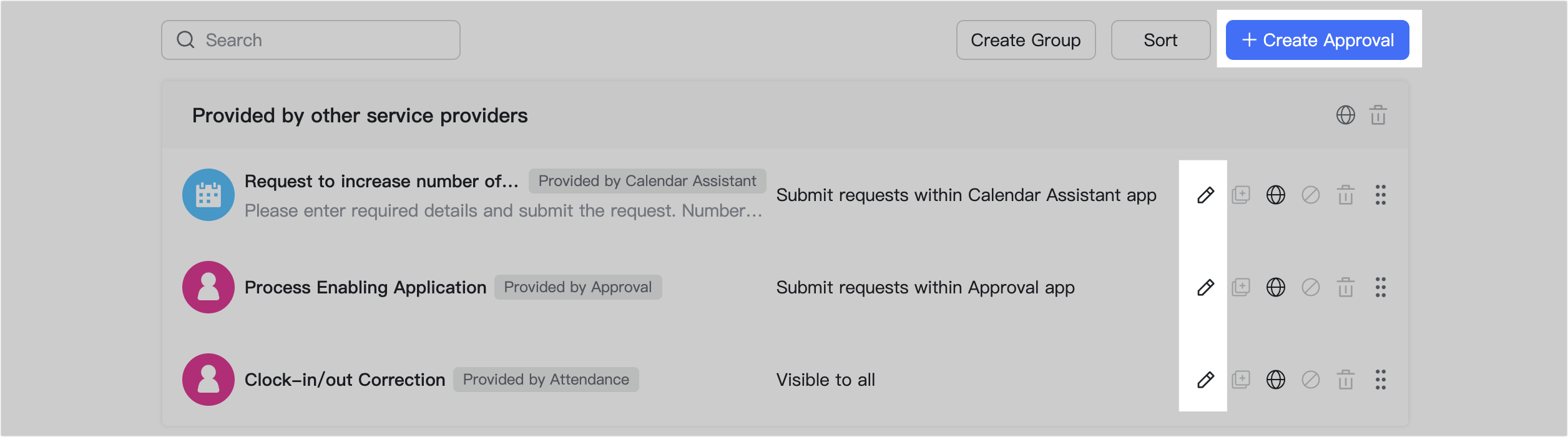 Admin | Set roles as approvers
