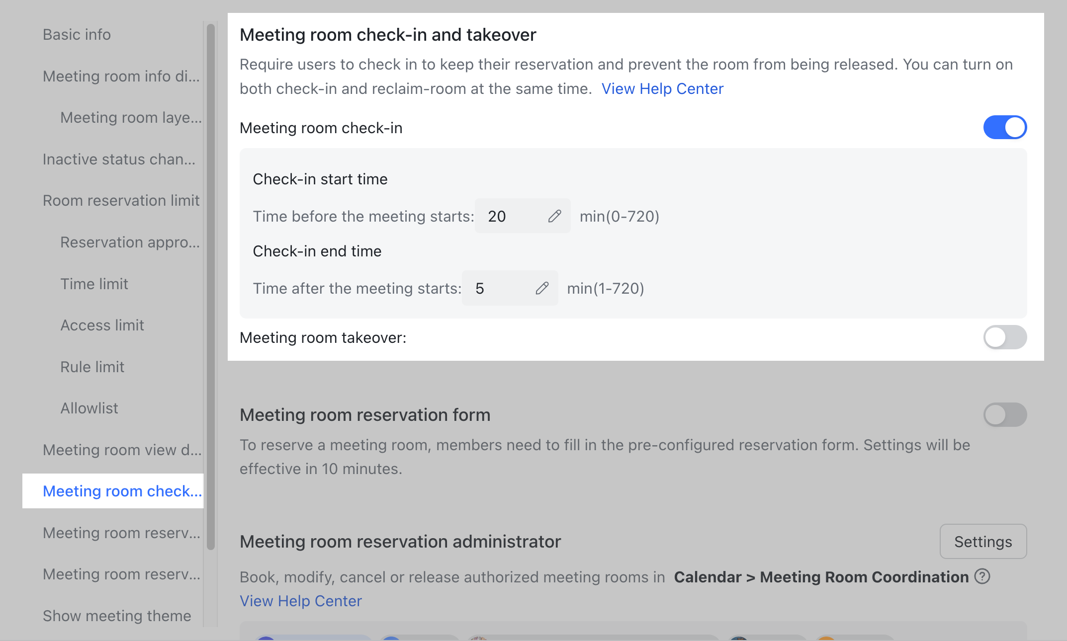 Admin | Configure Feishu Rooms Display