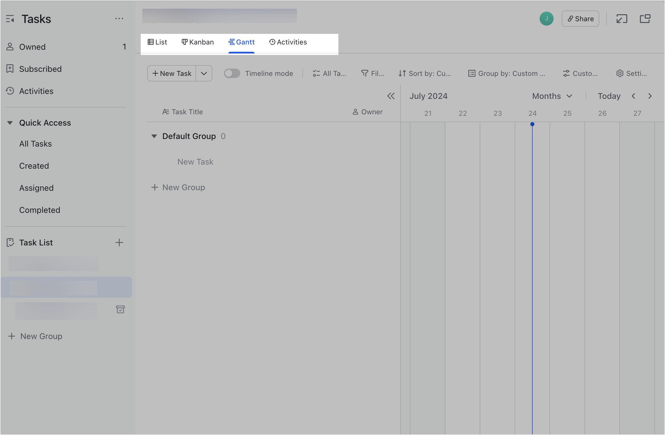 Create, share, and manage task lists