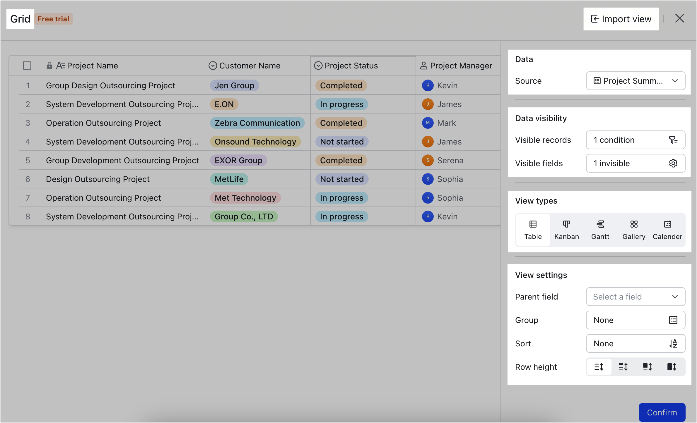 Use view blocks in dashboards