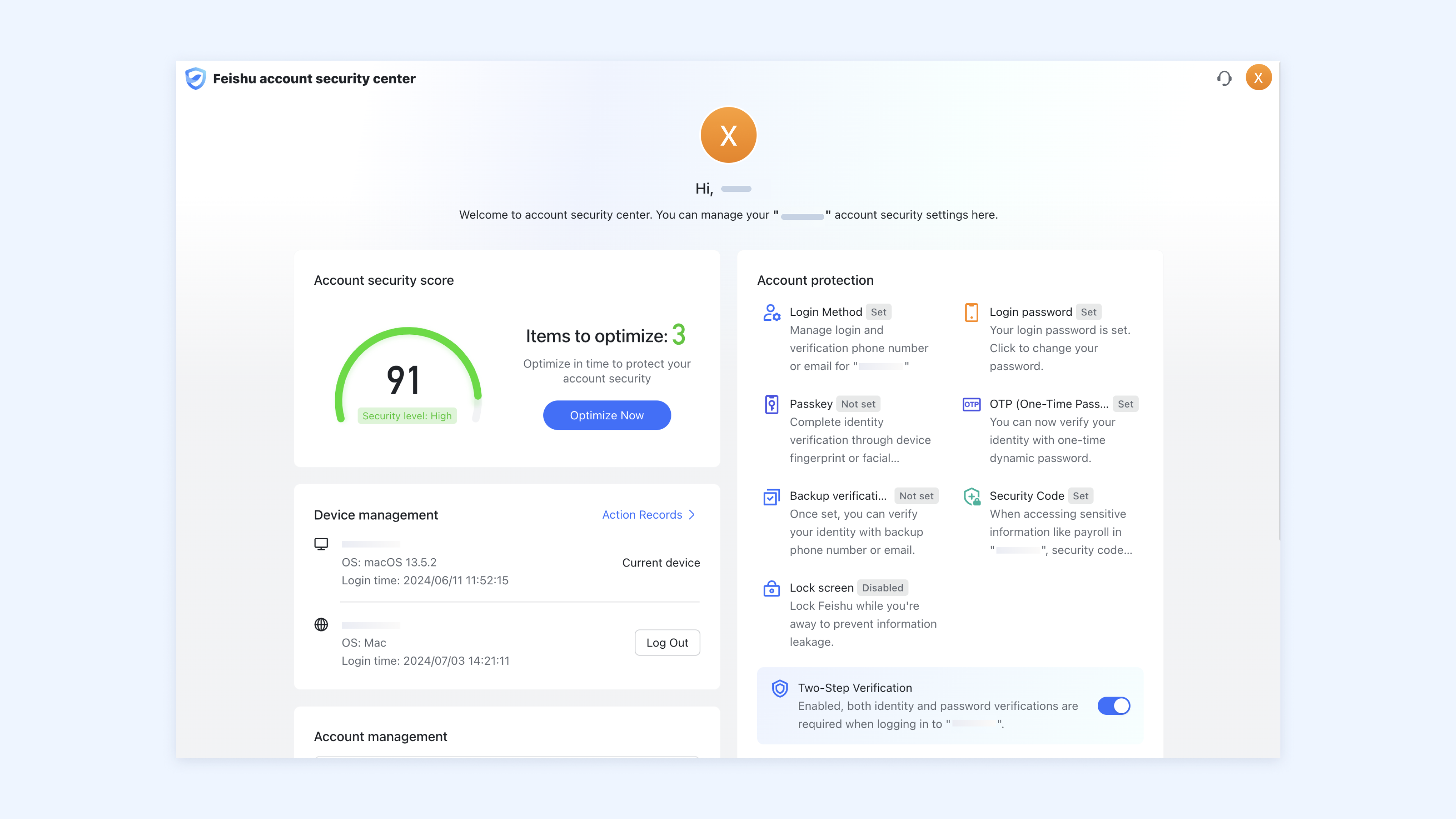 Step 3: Personalize Feishu