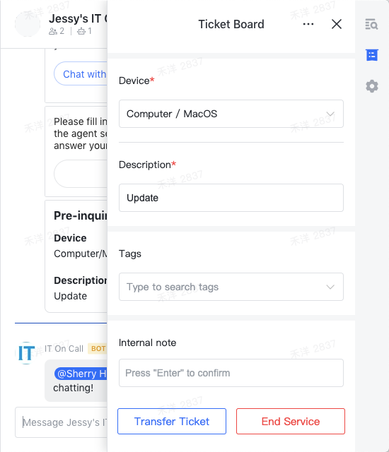 Configure Help Desk pre-inquiry forms