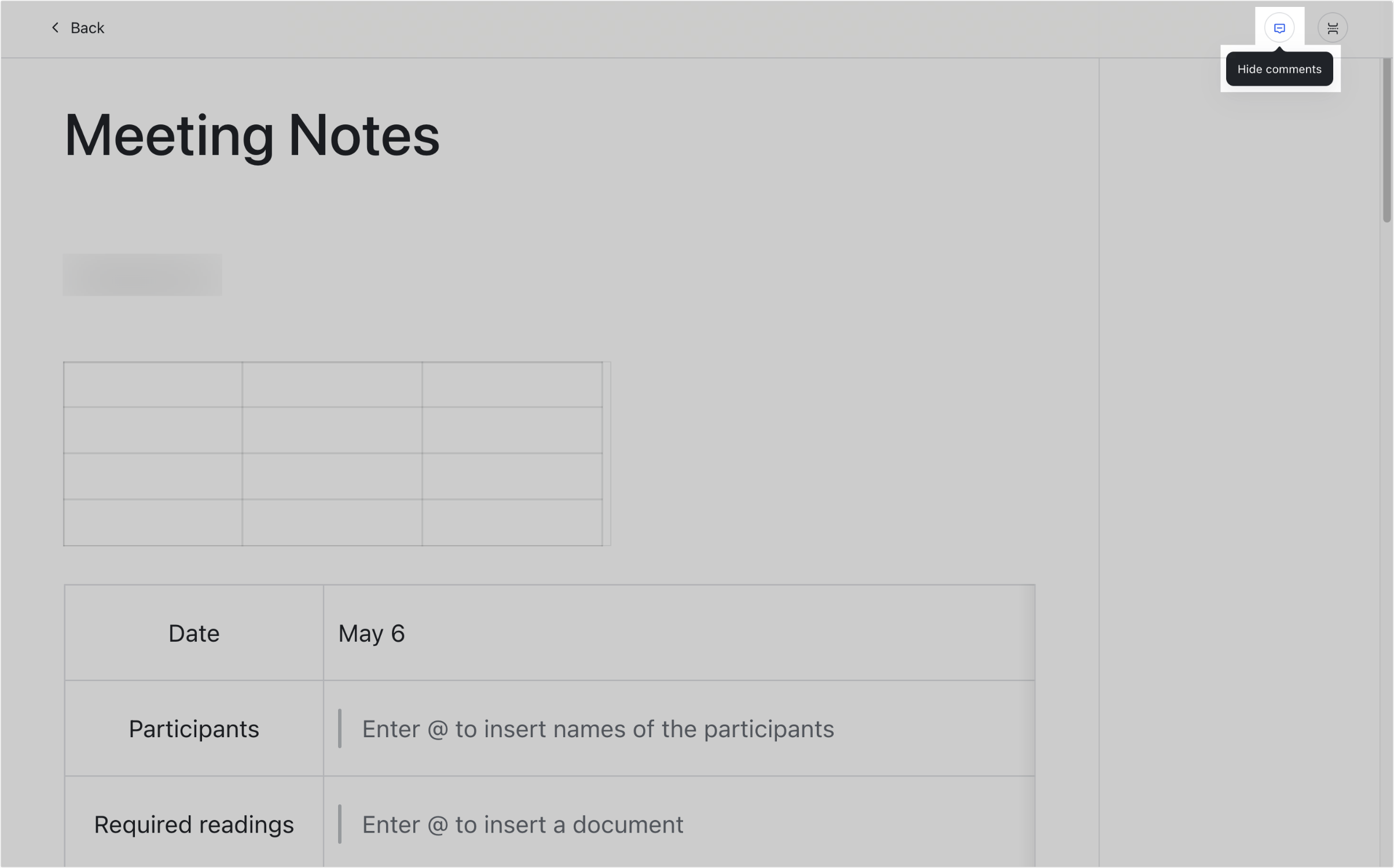 Use presentation mode in Docs