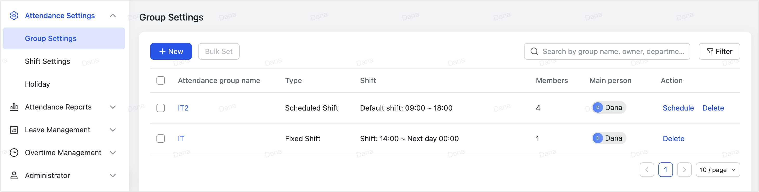 Admin | Set up attendance correction rules