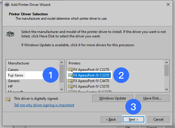 Fuji Xerox Driver Installation Guide for Windows