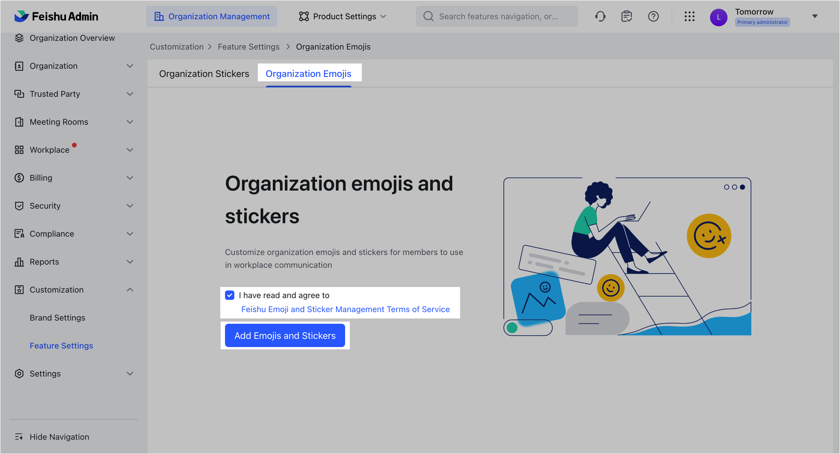 Admin | Upload custom emojis for your organization