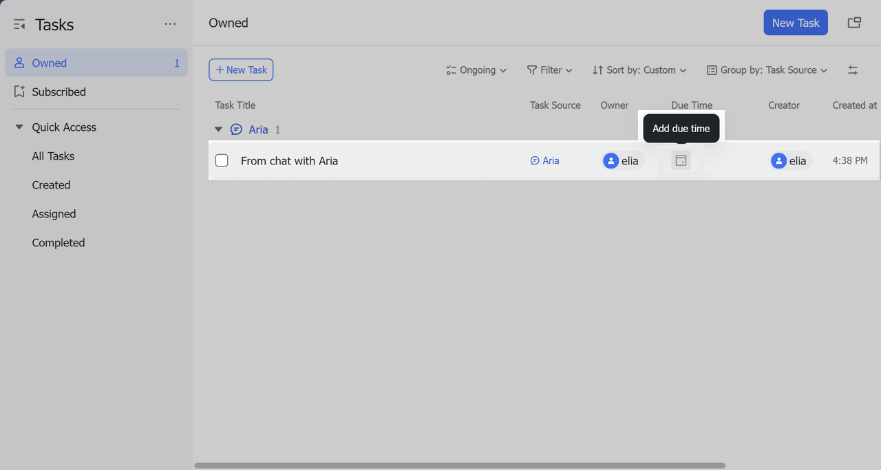 Create and manage repeating tasks