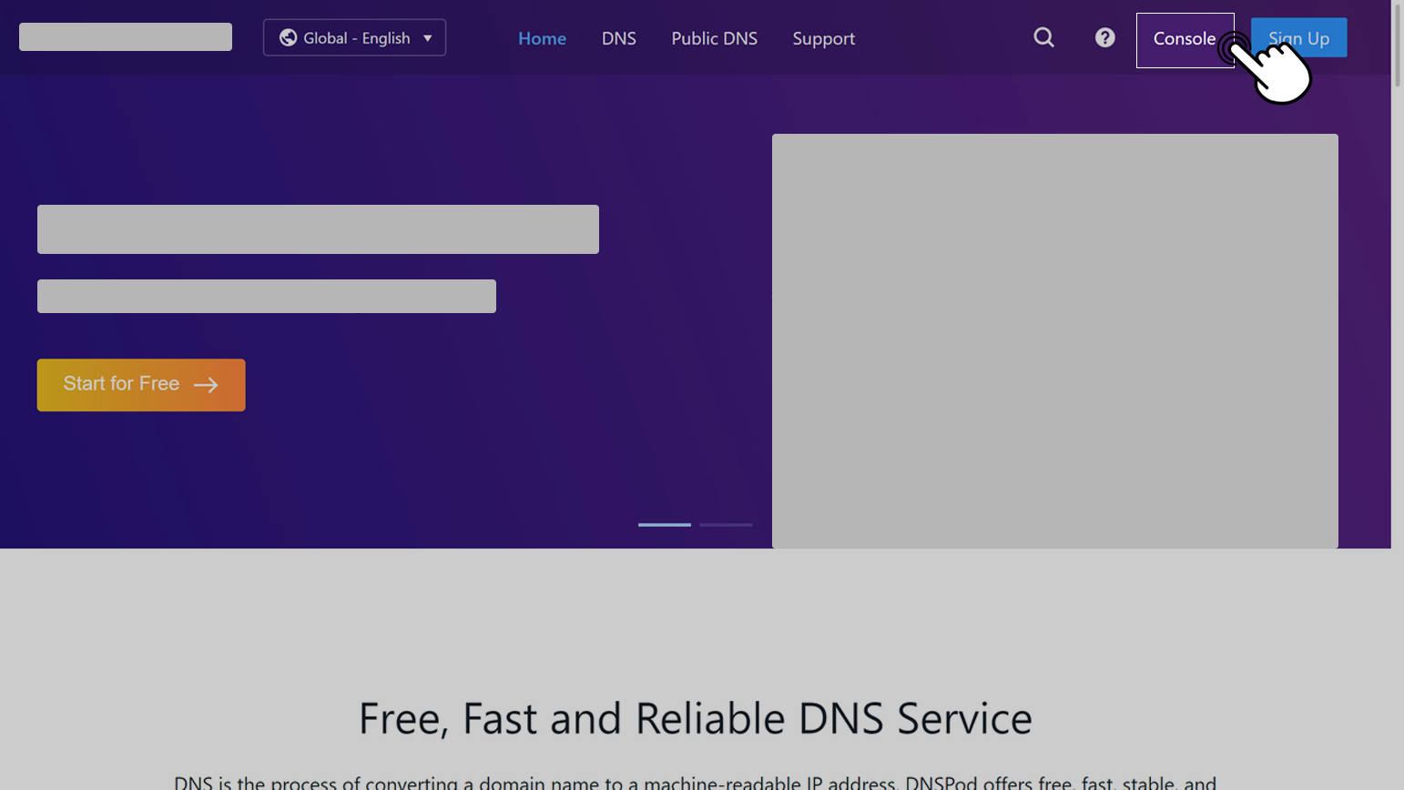Admin | Configure DNS settings on DNSpod