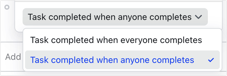 Add task and sub-task owners