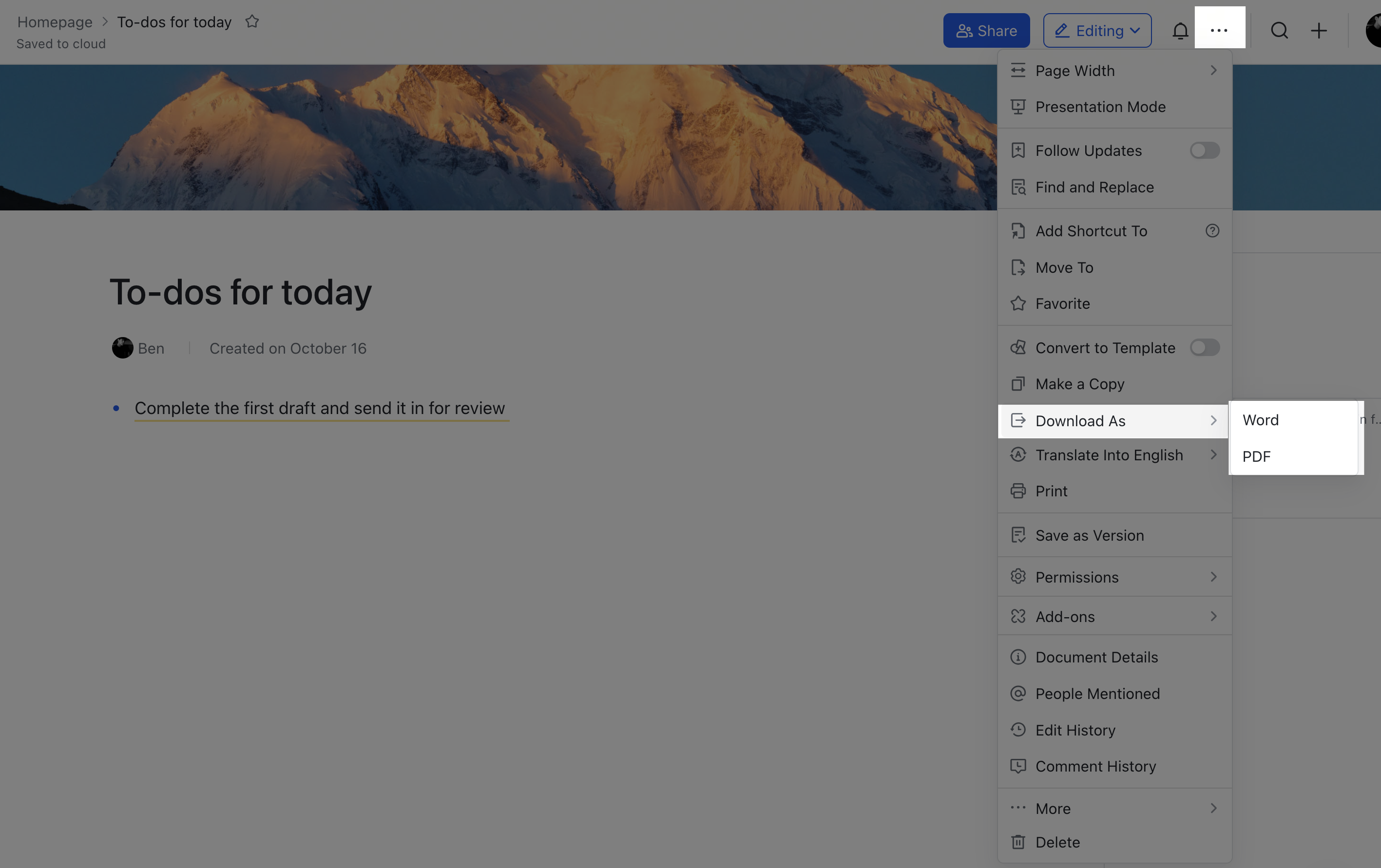 Get started with Docs
