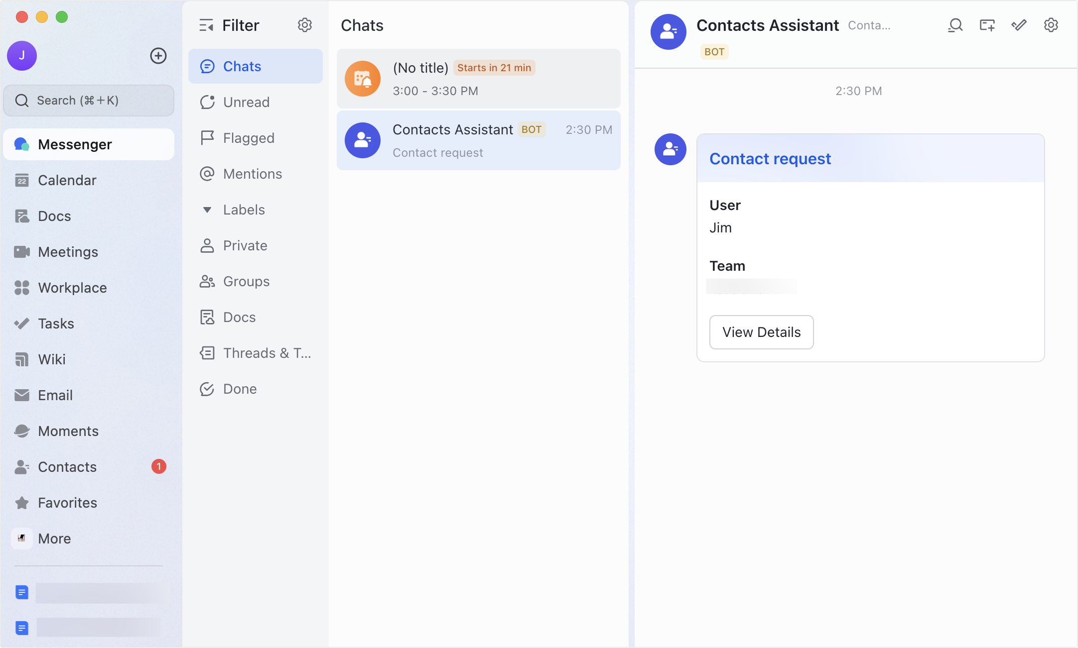 Introduction to Contacts Assistant