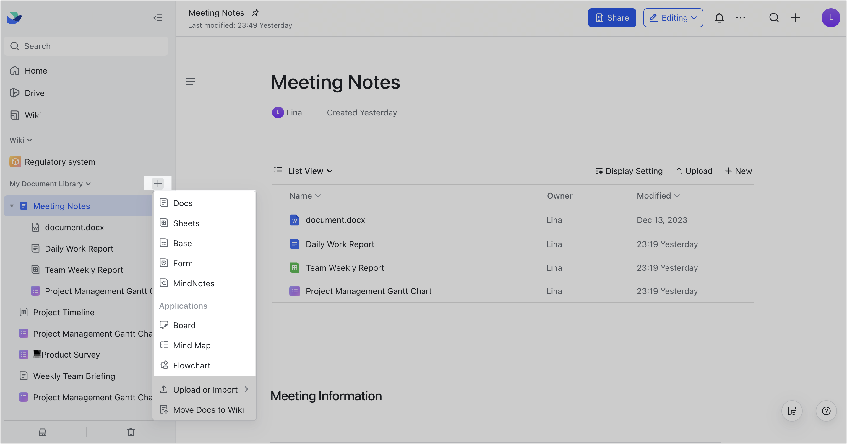 Manage your document library